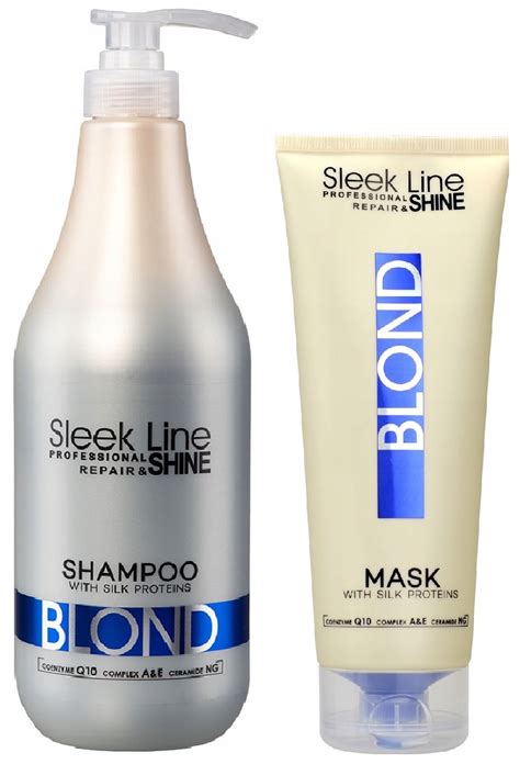 STAPiZ Szampon SLEEK LINE BLOND 1000ml I Maska 5904277710479 Cena