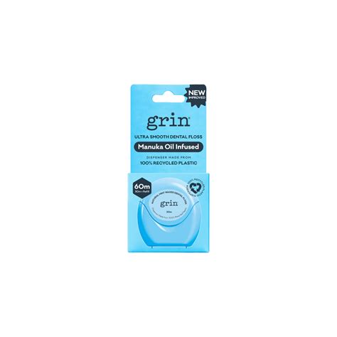 Grin Ultra Smooth String Floss 30m 30m Grin Natural Products