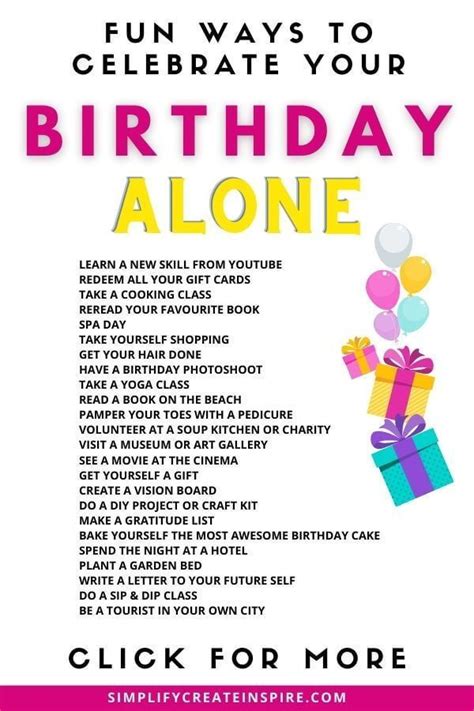 133 Things To Do On Your Birthday Fun Birthday Celebration Ideas