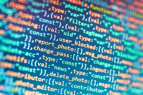 Html5 In Editor For Website Developer Stock Image Image Of Display