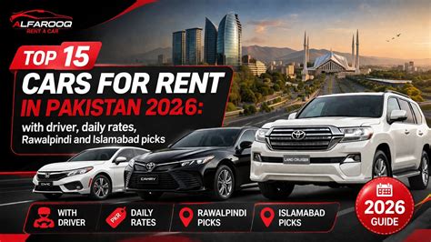 Top 15 Cars For Rent In Pakistan 2026 Daily Rates And Picks