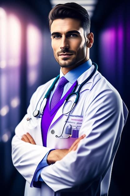 Premium Ai Image Medical Doctor Background Image Generative Ai