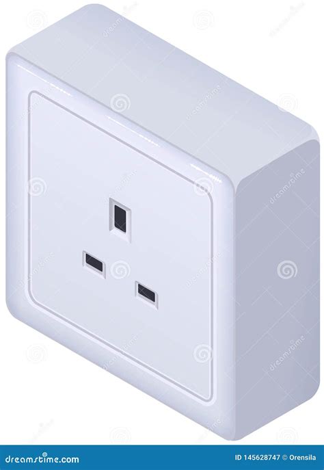 Outlet Socket Nema Connector Vector Illustration Icon Cartoondealer