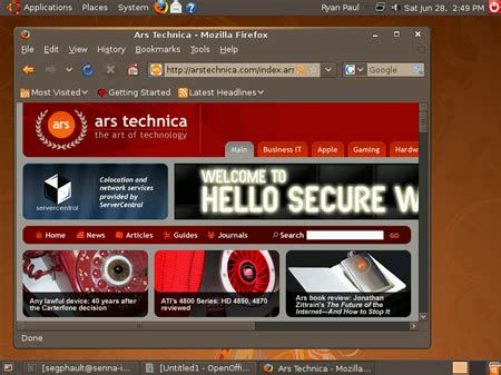 Horny For Ubuntu 8 10 First Look At Intrepid Ibex Ars Technica