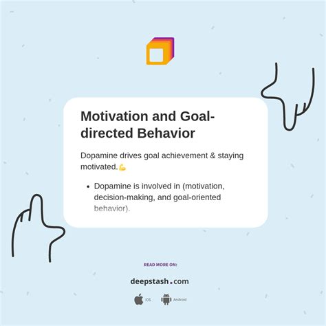 Motivation And Goal Directed Behavior Deepstash