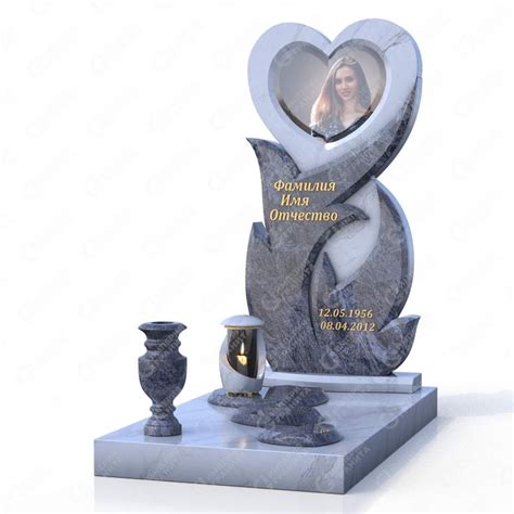 Купить Памятник комбинированный К 017 Заказать Изготовление фото и цены в Москве и области