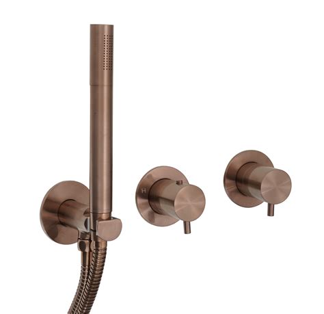 VOS Modular Thermostatic Concealed 2 Outlet Shower Valve Handset
