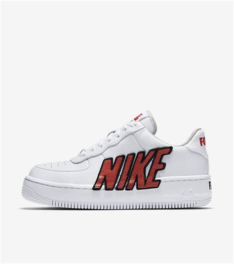 Nike Shows Air Force 1 Upstep Detailed With A Sequin Logo