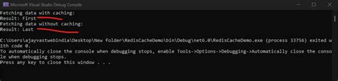 Integrating Redis Cache In NET Core