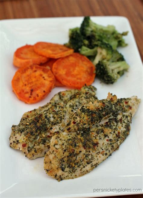 Baked Chicken With Garlic Basil And Parsley Persnickety Plates