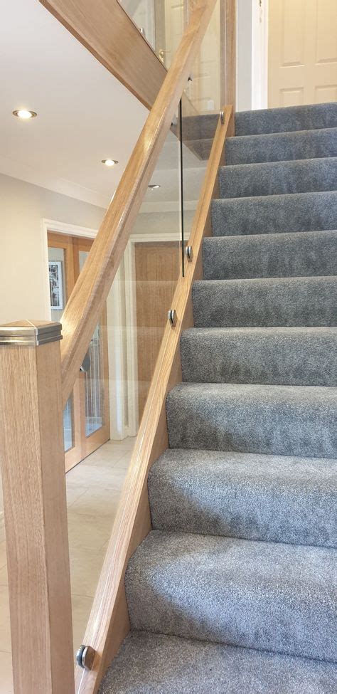 Oak And Glass Staircase