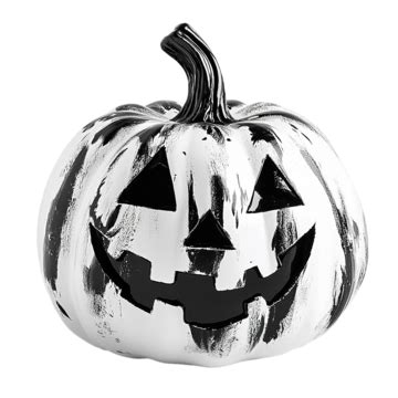 White Pumpkin Halloween Decoration White Pumpkin Orange Face Yellow