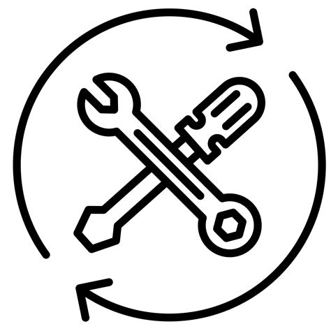 Restoration Tools Icon Vector Illustration Vector Art At Vecteezy