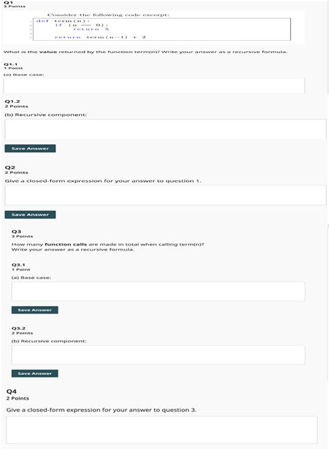 Solved Consider The Following Code Chegg