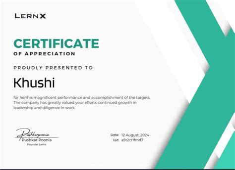 Khushi Lodhiya On Linkedin Learning Achievement