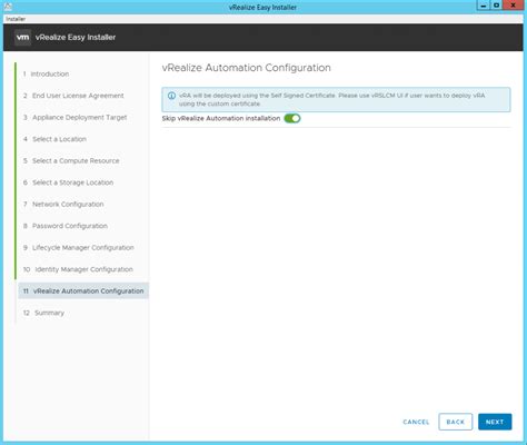 Install VRealize Automation Using Easy Installer VAutomation