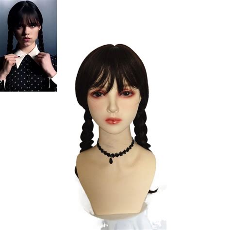 Wednesday Addams Cosplay Ta Sama Czarna Peruka 13100919307 Allegropl