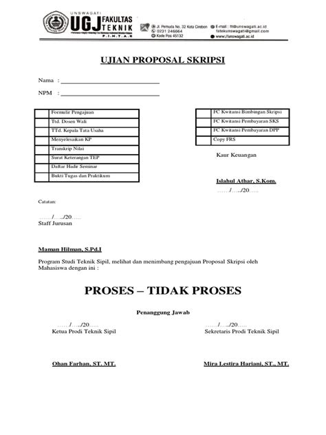 Form Proposal Skripsi Pdf