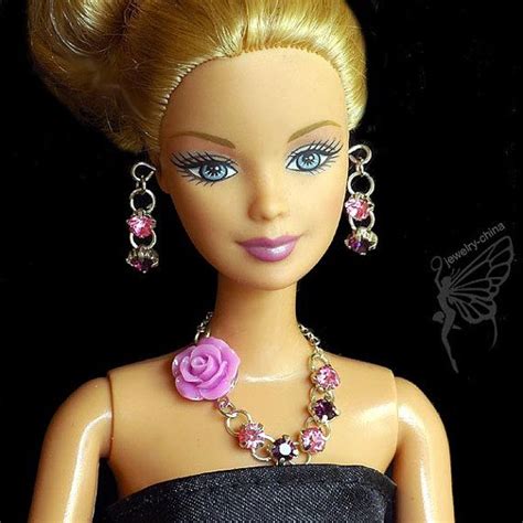 Doll Jewelry Set Doll Necklace And Earring Doll Jewelry Jewelry