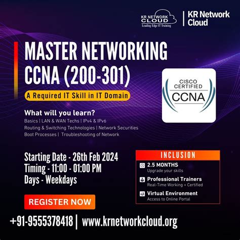 Kr Network Cloud Technologies On Linkedin Ccna Ittraining Krnetworkcloudtechnologies