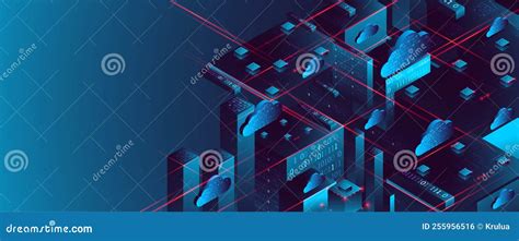 Isometric Big Data Flow Processing Concept Database Stock Vector Illustration Of Global