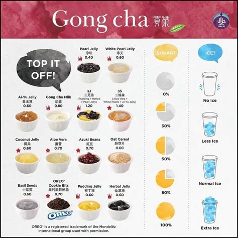 Gong Cha Menu Singapore With Prices