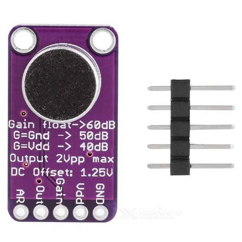 Max9814 Microphone Module With Auto Gain Amplifier Botshop