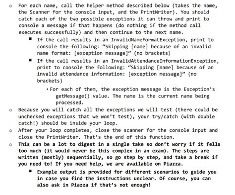 Solved Assistance With Java Exceptions Part 1 And Files