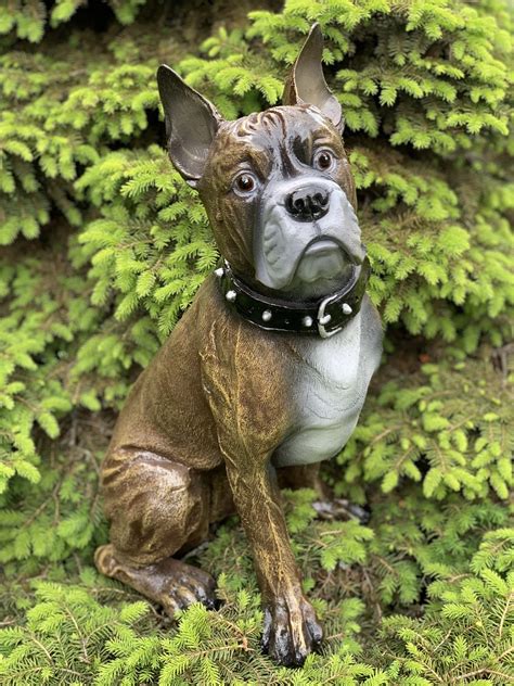 Садова фігура Боксер Ср Н 55 см продаж ціна у Житомирі Садові паркові скульптури від