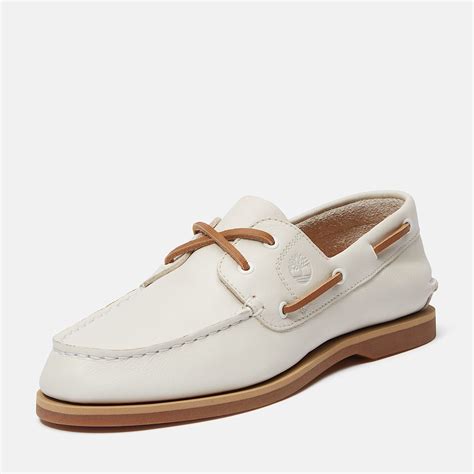 Classic Boat Shoe For Women In White