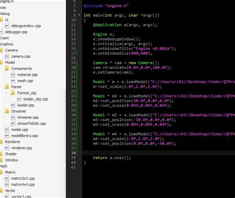 D QT Engine Page SigSegOwl