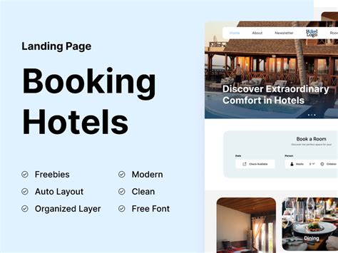 booking hotel landing page uibundle