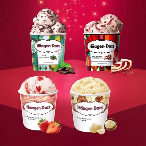 Haagen Dazs 哈根達斯 極致歡慶品脫4入組新品上市官方旗艦直送 Pchome 24h購物