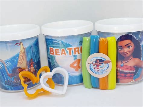 Lembrancinha Moana Caneca Com Kit Massinha Elo7