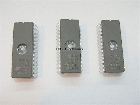 Eprom 27c512 מעגלים משולבים Ic רכיבי אלקטרוניקה די גי אלקטרוניקה