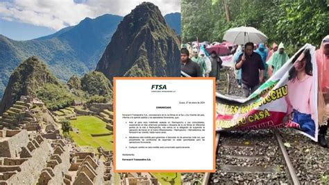 Machu Picchu Ferrocarril Transandino Suspende De Manera Indefinida Su Servicio De Trenes Hacia