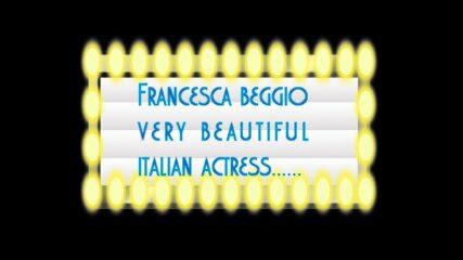Francesca Beggio Italian Actress