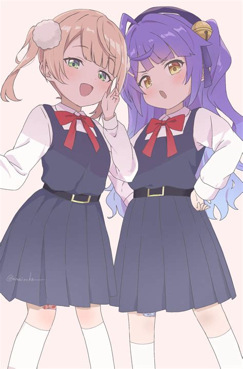 Shigure Ui Amamiya Kokoro And Shigure Ui Nijisanji And More Drawn By Cino Amairoka