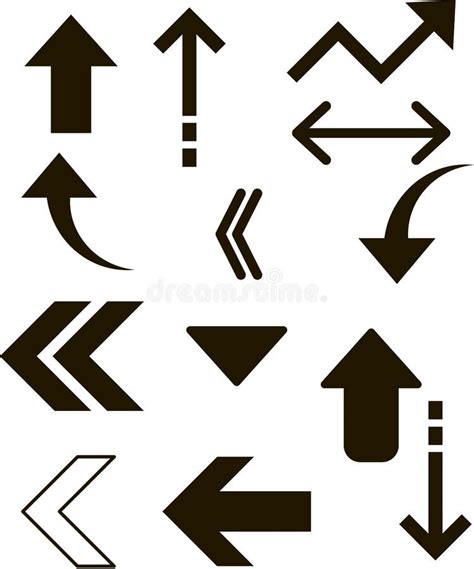 Vector Graphic Illustration Arrow Icon Pointer Cursor Stock