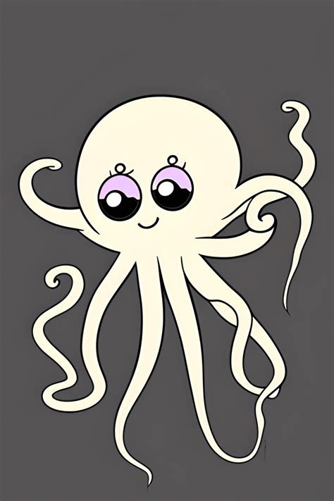 Cute Cartoon Octopus