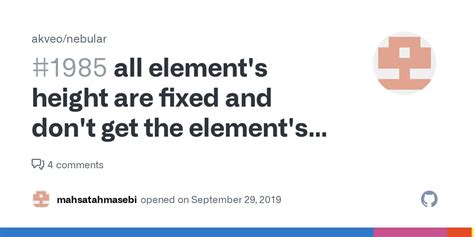 All Element S Height Are Fixed And Don T Get The Element S Content