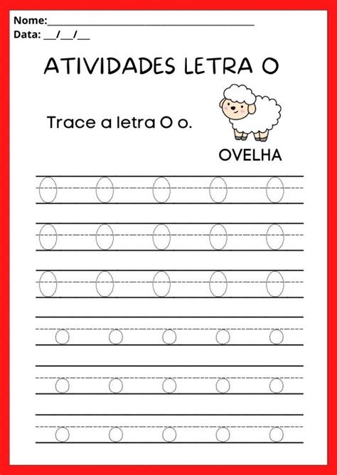Atividades Com A Letra O Maiúscula E Minúscula Para Imprimir