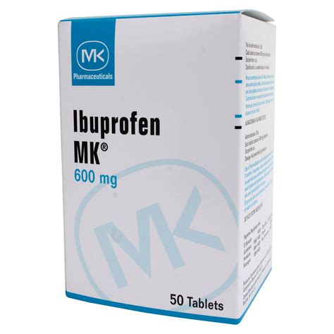 Comprar Ibuprofeno Mk 600 Mg 50 Tabletas Walmart Guatemala Walmart
