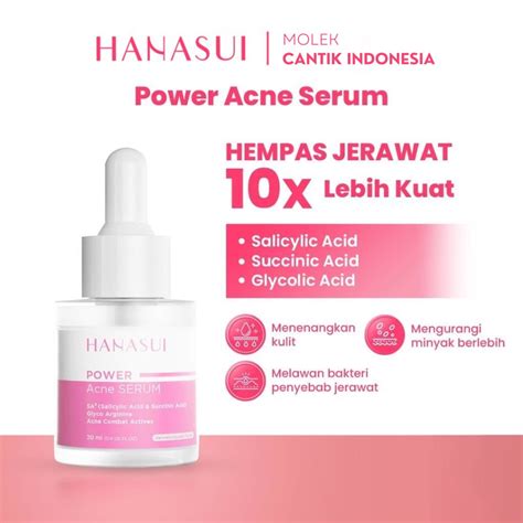 Jual Hanasui Power Acne Serum 20ml HANASUI Face Serum Whitening Gold