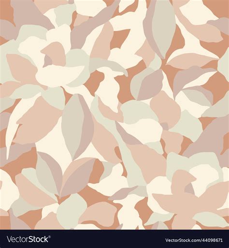 Flower And Leaf Seamless Pattern Royalty Free Vector Image