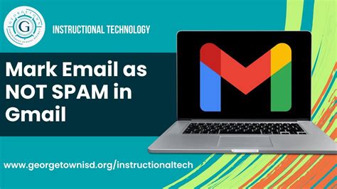 Mark Email As Not Spam In Gmail Youtube