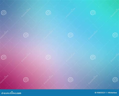 Abstract Gradient Blue Pink Colored Blurred Background Stock