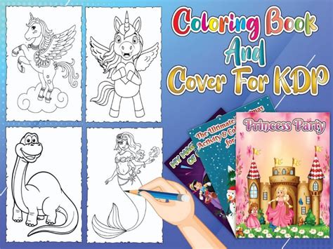 Pages Coloring Book And Cover For KDP In Hours Upwork