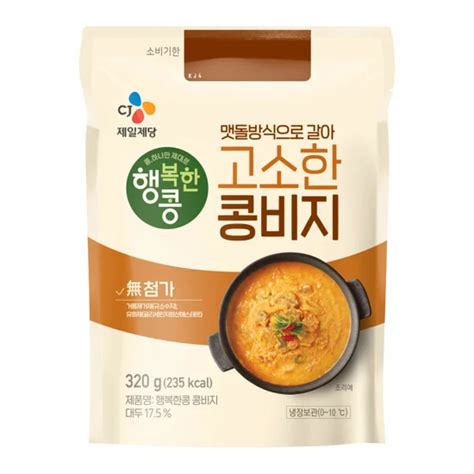 행복한콩 콩비지 320g 상품상세 Cj더마켓 Cj제일제당 공식몰