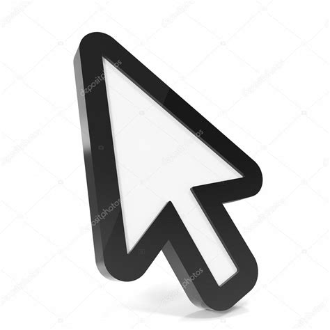 Mouse Pointers On White Background Stock Photo Rost